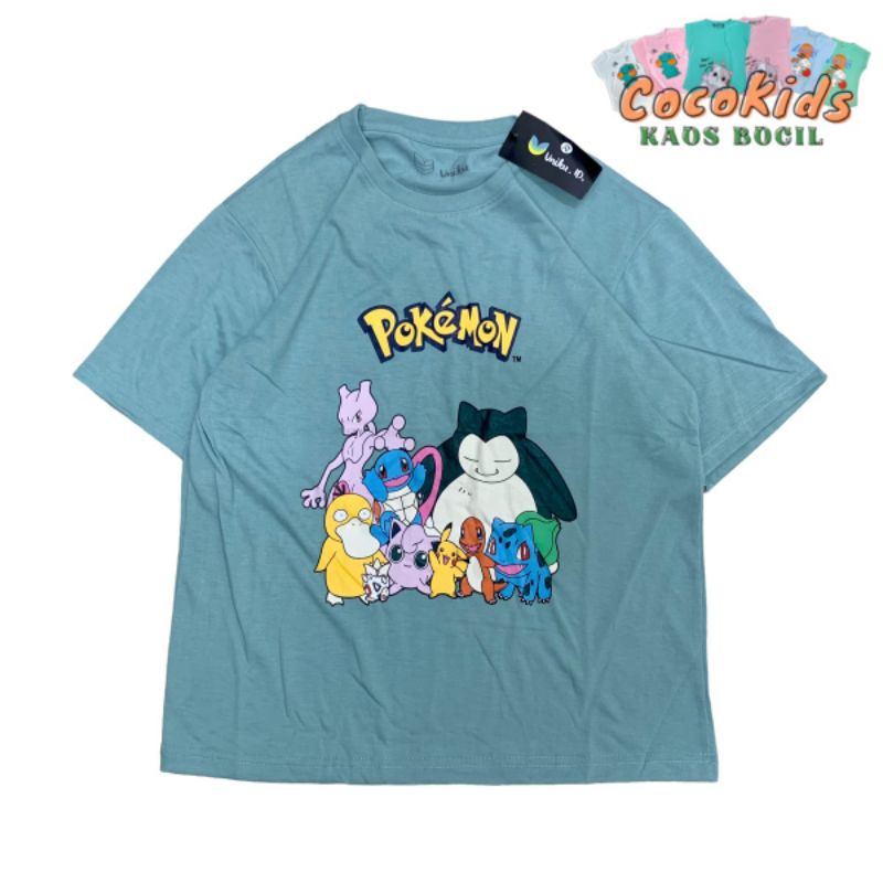 Pokemon Ropa Lavada Para Niños Y Niñas De 5 A 15 Años | Shopee México