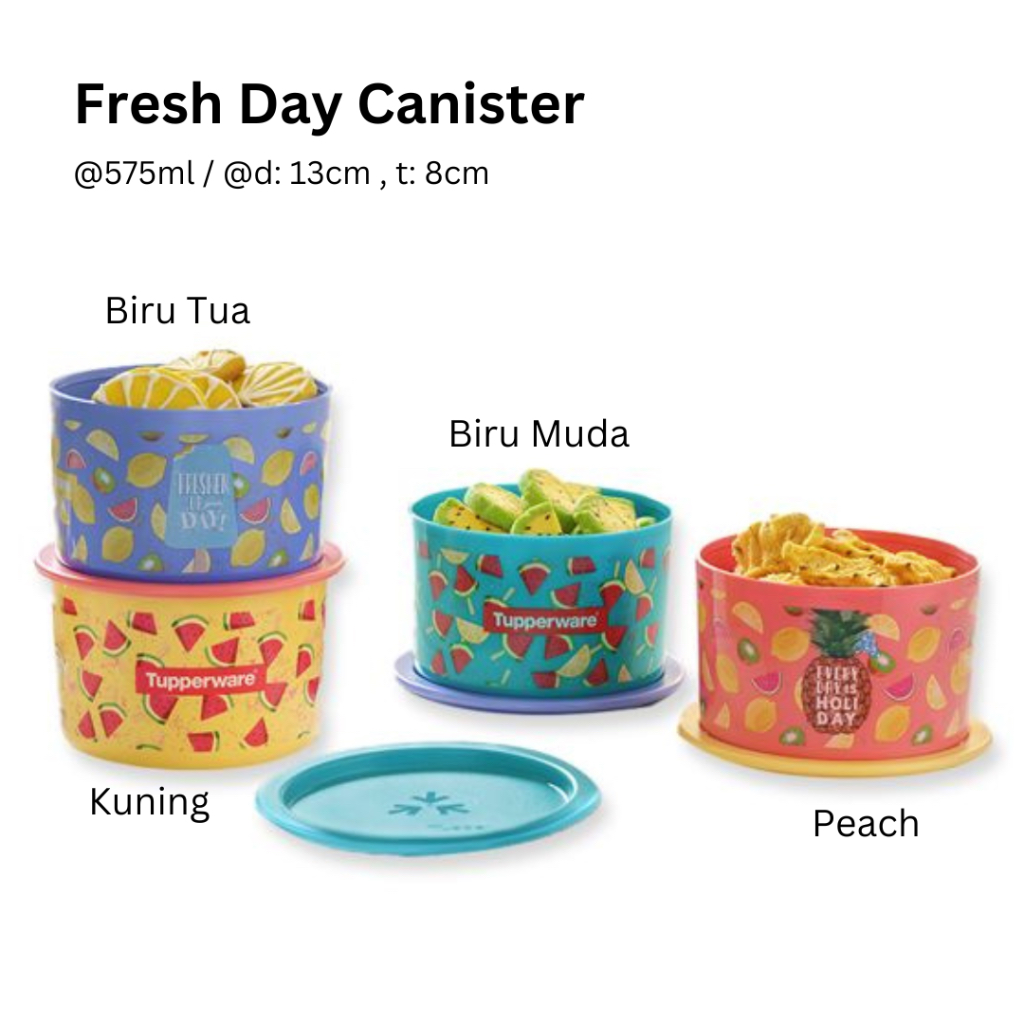 Bote De Día Fresco/Paquete De Tarro Original De Tupperware | Shopee México