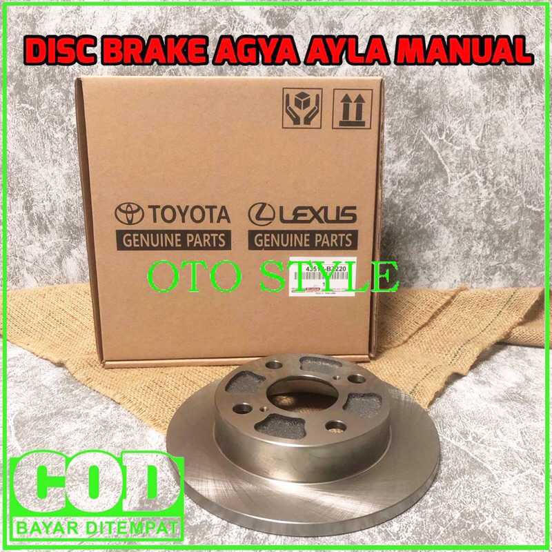 Freno De Disco MANUAL AGYA-AYLA 43512-BZ220 | Shopee México