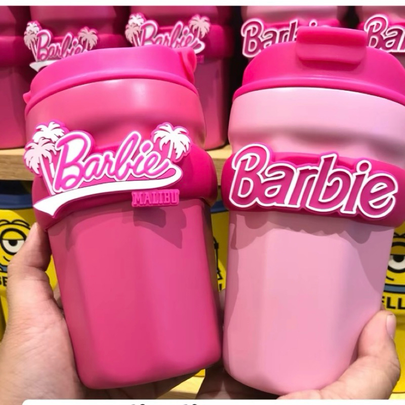 Miniso x Barbie Vaso De Acero Inoxidable De 380ml Con Tapa Y Pajita ...