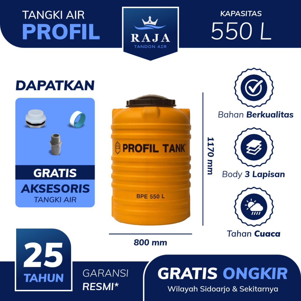 Tanque De Agua/Perfil Tamaño De 550 Litros Factura | Shopee México