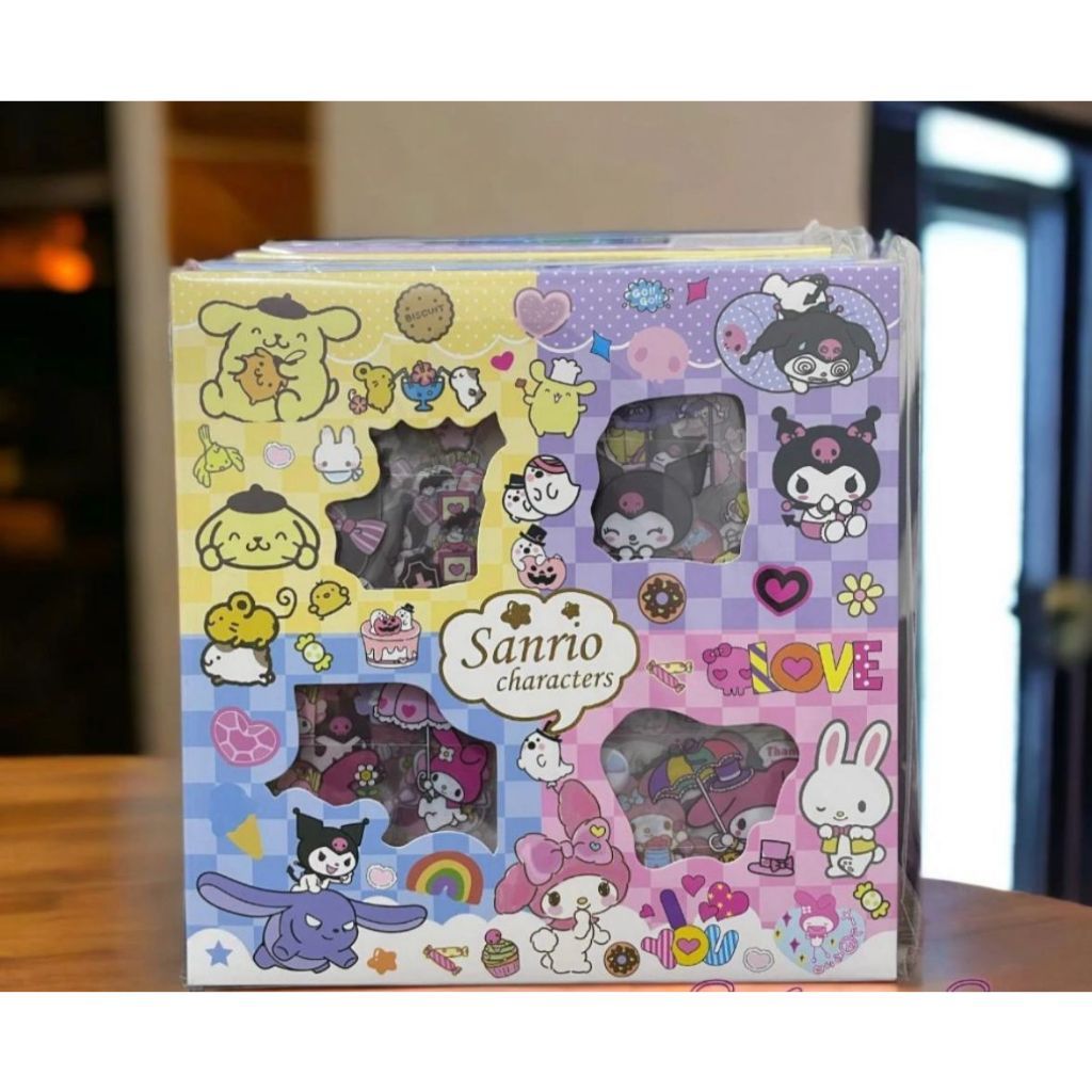 100 Hojas De Sanrio 2D Lindos Personajes De Pegatinas Kuromi Y Melodía ...