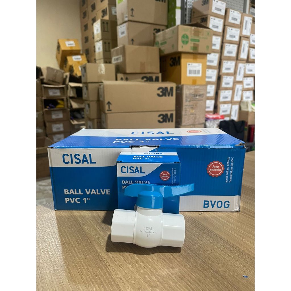 Válvula De Bola Cisal/Grifo De Parada 1 " Pulgadas Pvc Abs Liso ...