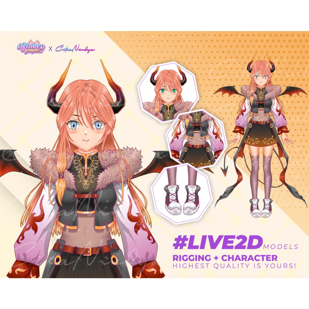 El Modelo Vtuber Live2D Mejora La Calidad De Su Contenido , El Carácter ...