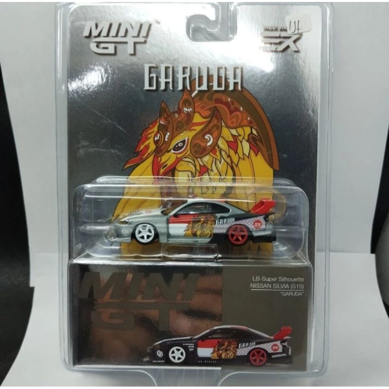 MINI GT 652 CHASE LB-SUPER Silueta NISSAN SILVIA S15 " GARUDA " VS MIZU ...
