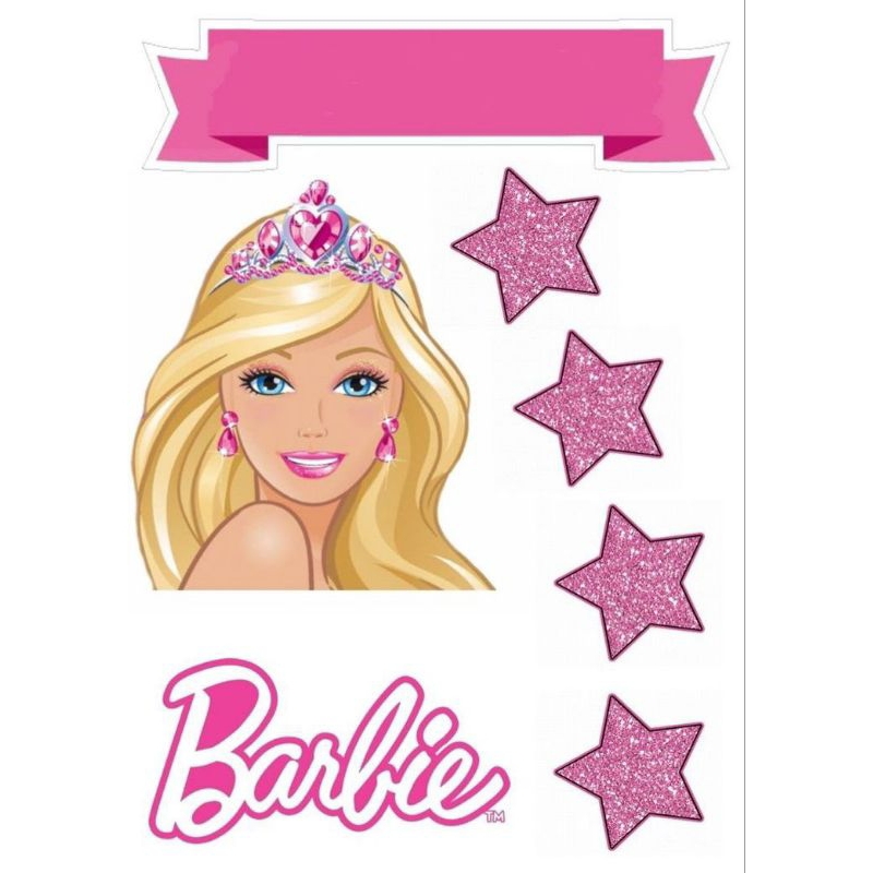 Barbie TOPPER Puede Personalizar El Nombre | Shopee México
