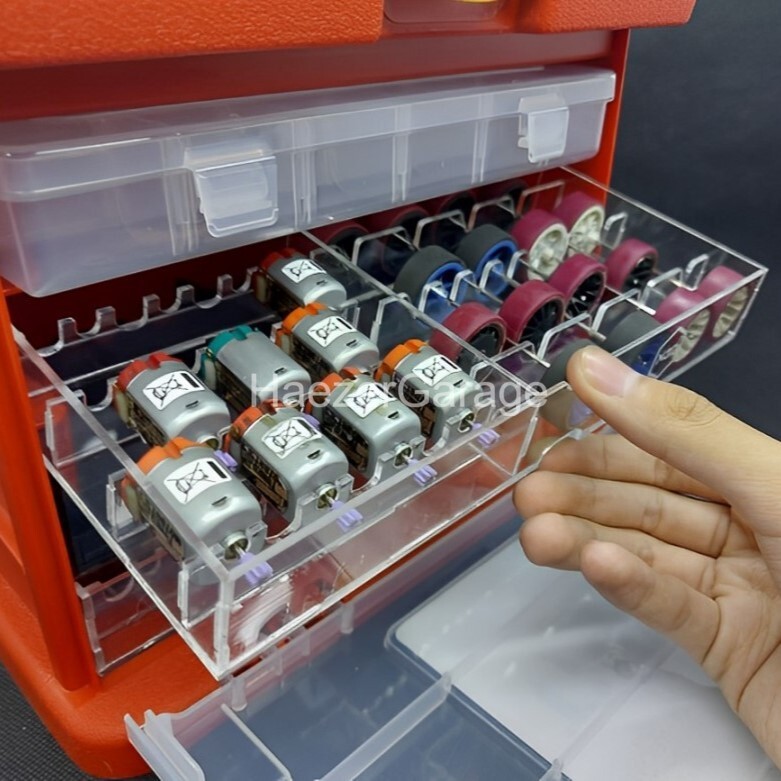 Tamiya Neumático De Cajón Vleg Y Dynamo Motor Tidy Bulkhead Mini 4WD ...