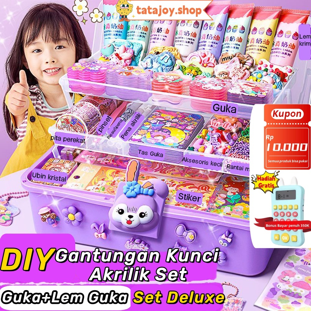 GANTUNGAN [Nuevo] Tatajoy diy Acrílico Llavero Set 303pcs Gooka ganci ...