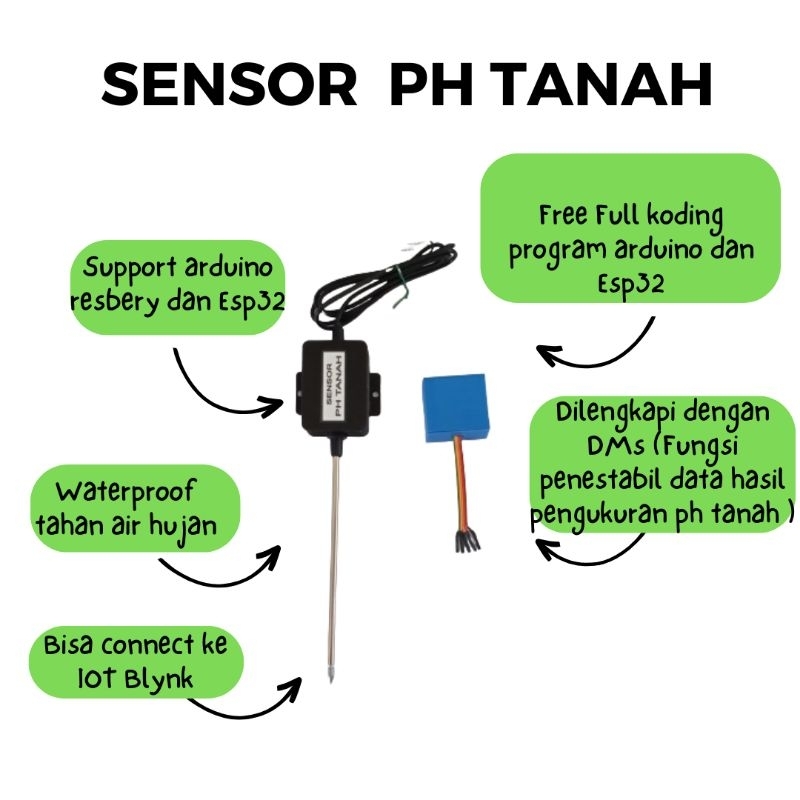 Sensor De Ph Del Suelo Dms Soporta Esp32 Arduino Y Esp8266 Iot Blynk ... Sensor De Ph Del Suelo Dms Soporta Esp32 Arduino Y Esp8266 Iot Blynk ...