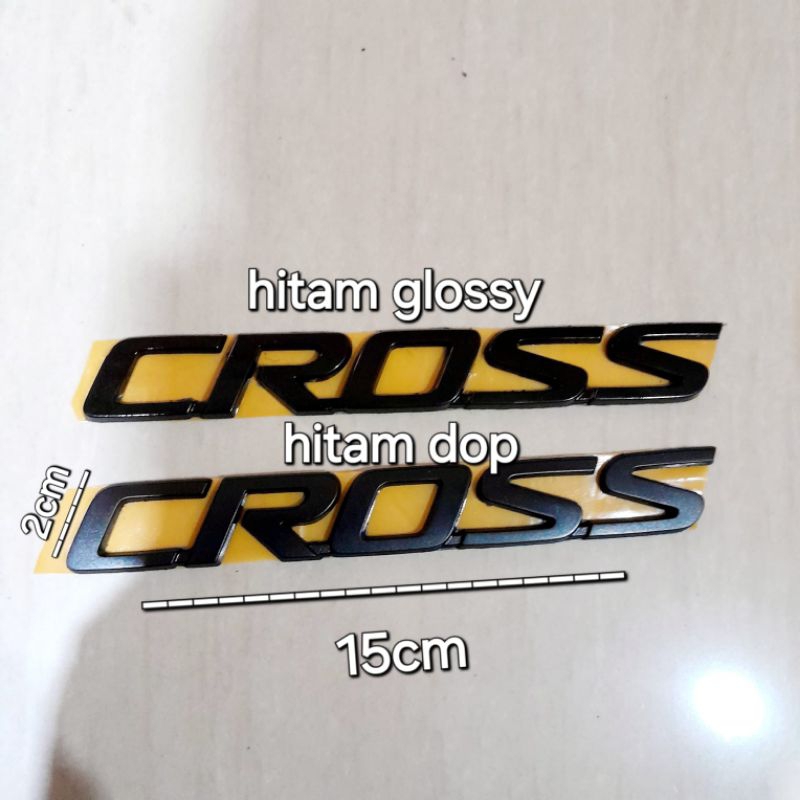 El Emblema Del Logotipo De HITAM Croos Tiene 2 Colores Diferentes ...