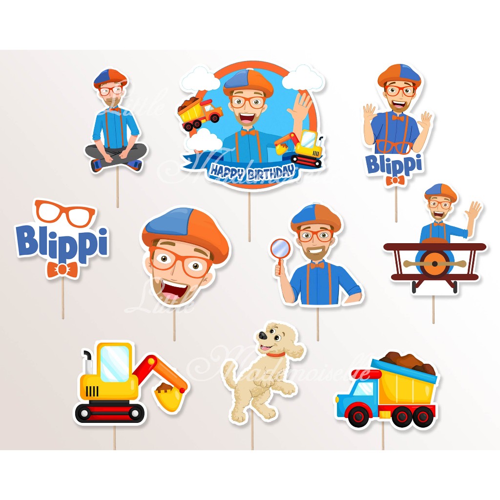 Blippi Cupcake Topper | Shopee México