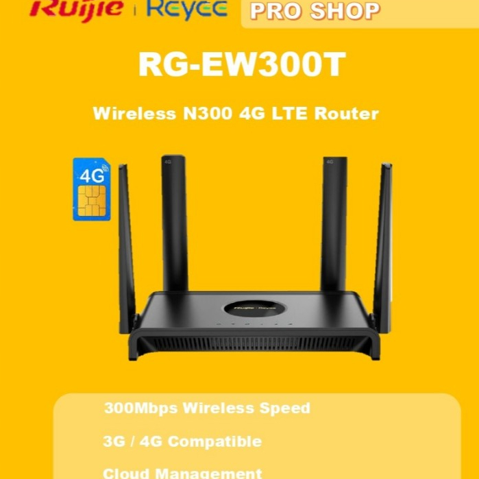 Ruijie REYEE RG-EW300T 300MBPS N300 Inalámbrico 4G LTE Desbloquea Todas ...