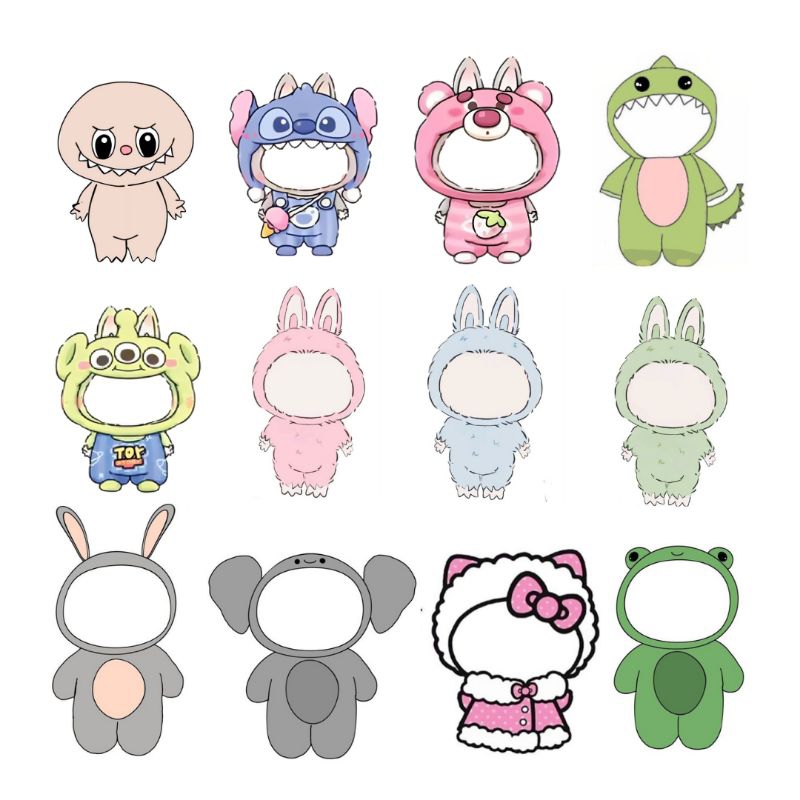 LABUBU Muñeca De Papel BEPEAN VIRAL BP Y | Shopee México