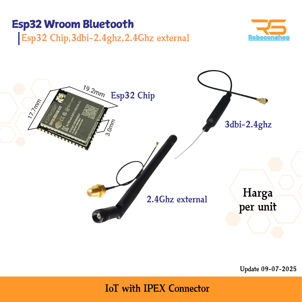 Esp32 Wroom 32u Esp32 Módulo Bluetooth Wifi Iot Con Conector Ipex Esp32 Shopee México