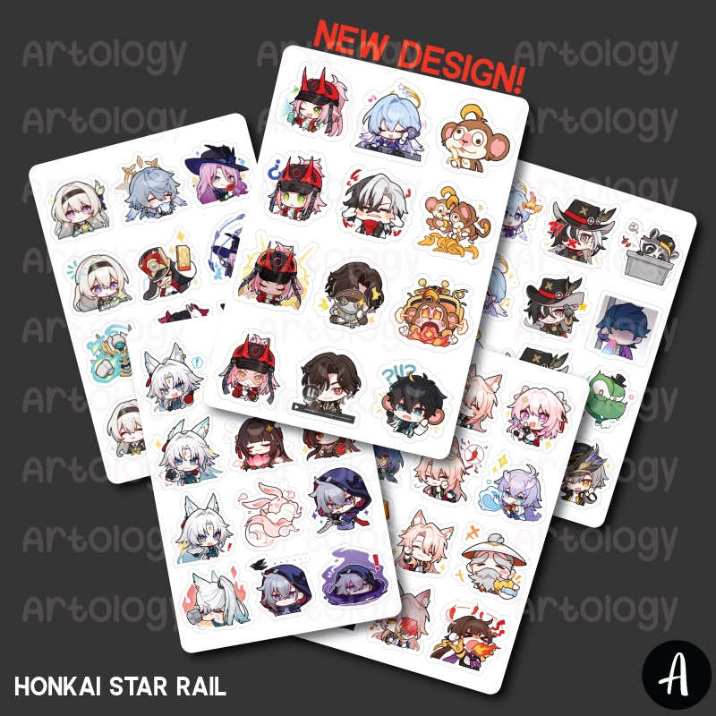 Juego De Pegatinas Honkai Star Rail HSR Starrail-Kiss Cut Just Stick ...