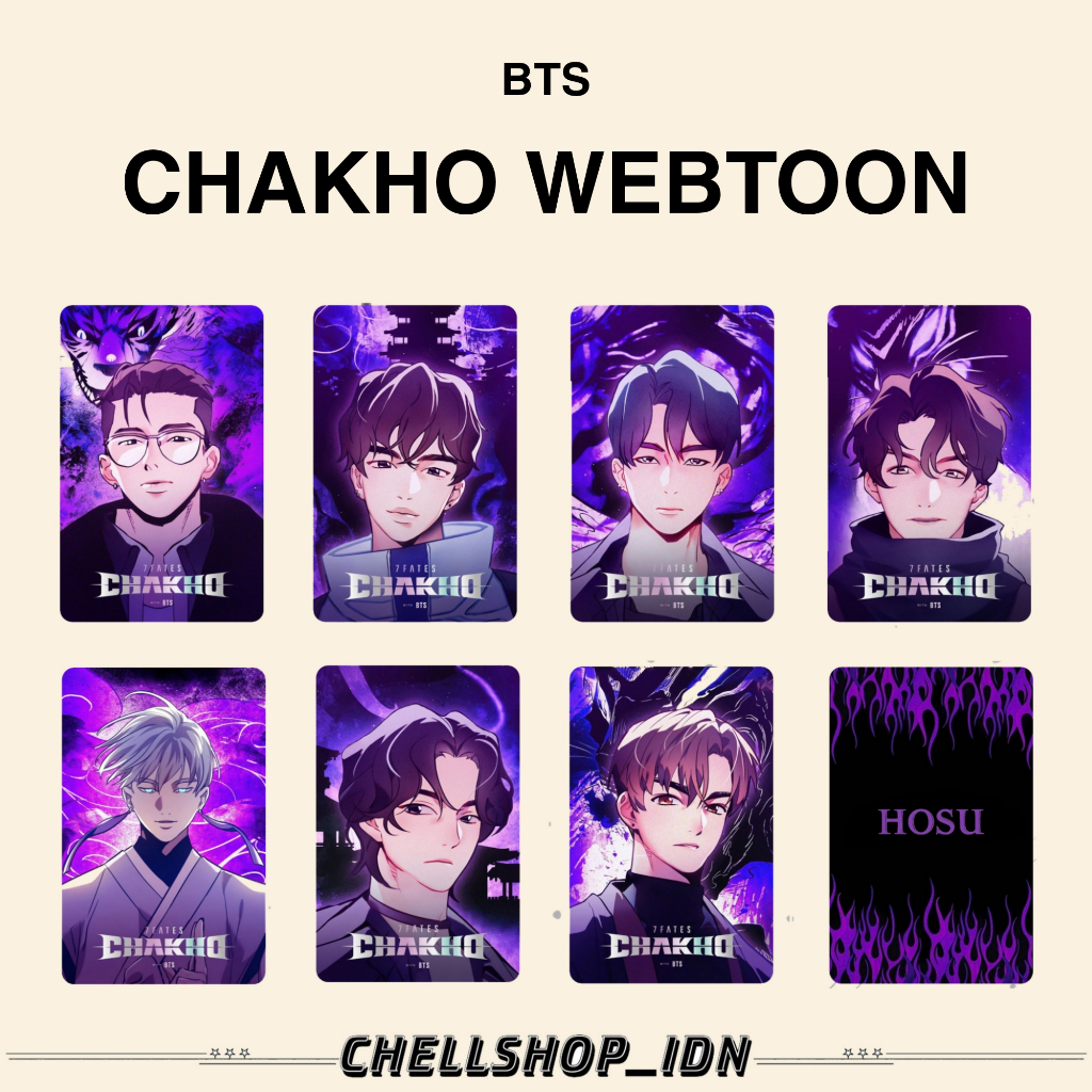 Tarjeta Fotográfica Chakho WEBTOON | Shopee México