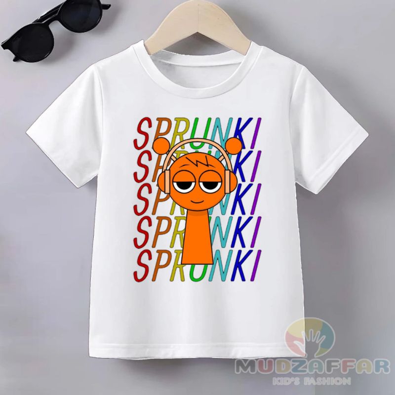Baju SPRUNKI Camisa Para Niños Carácter Naranja | Shopee México