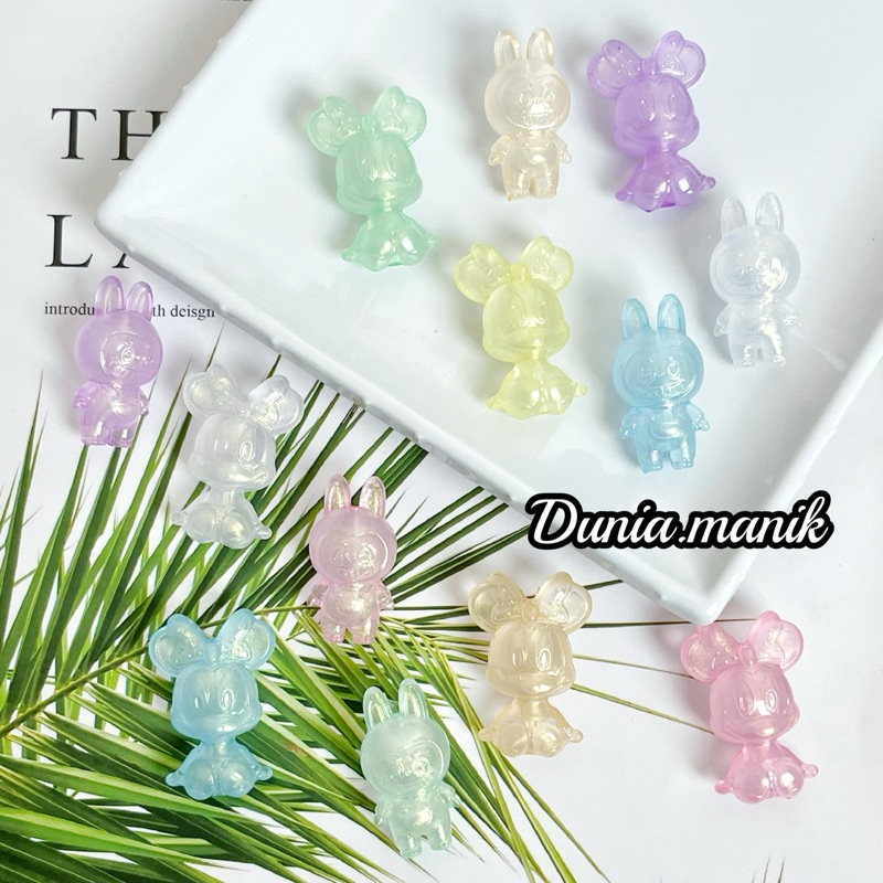 Labubu Pato Mote Shimmer GID Beads (15gr) | Shopee México