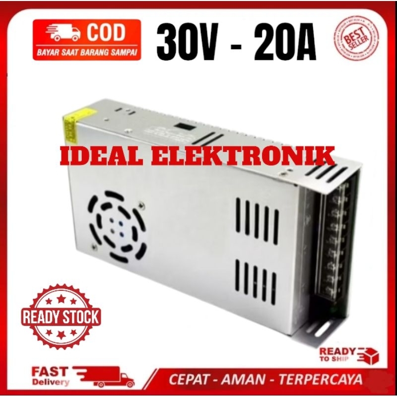 La Fuente De Alimentación De 30V 20A Tiene Un Buen Ventilador SMPS | Shopee México