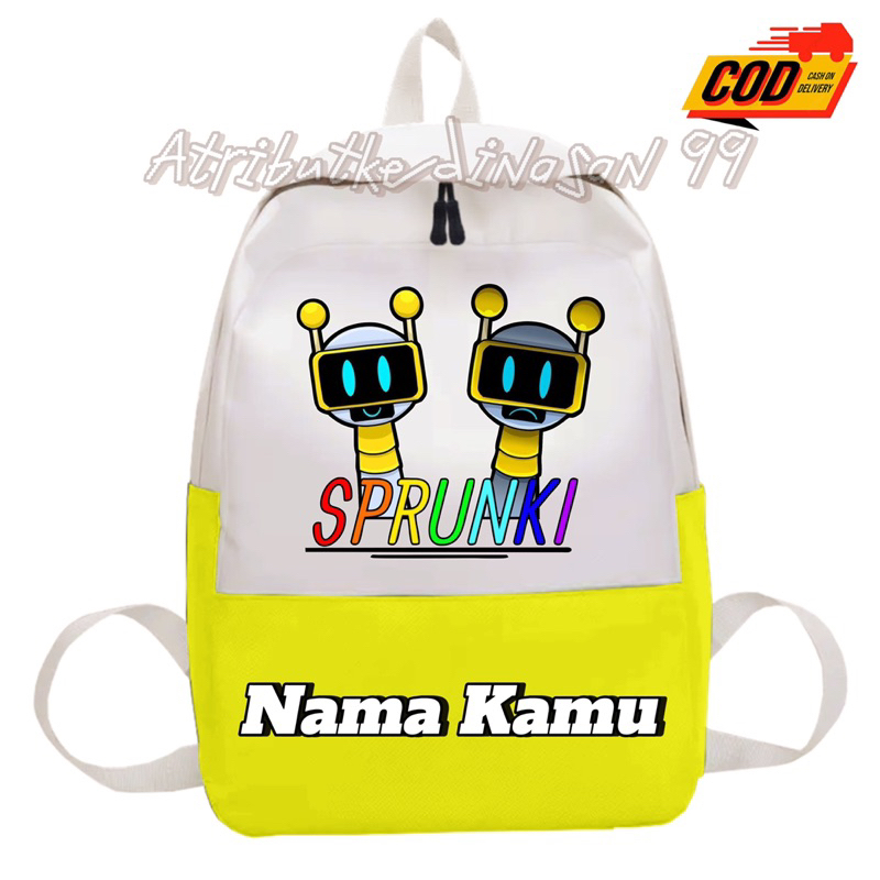 Fun BOT Horror Versión SPRUNKI INCREDIBOX Mochila De Los Niños De La ...