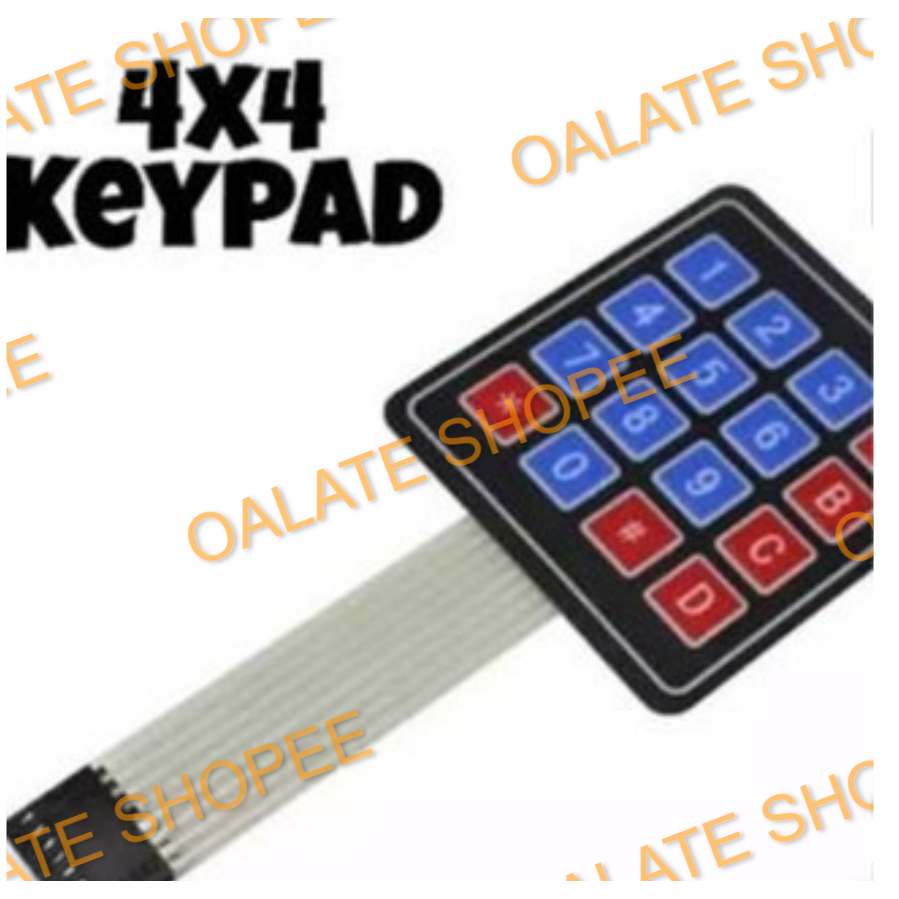 TOMBOL Teclado De Membrana 4X4 4 X 4 Botón Pom Mini Pertamini Pertamina ...