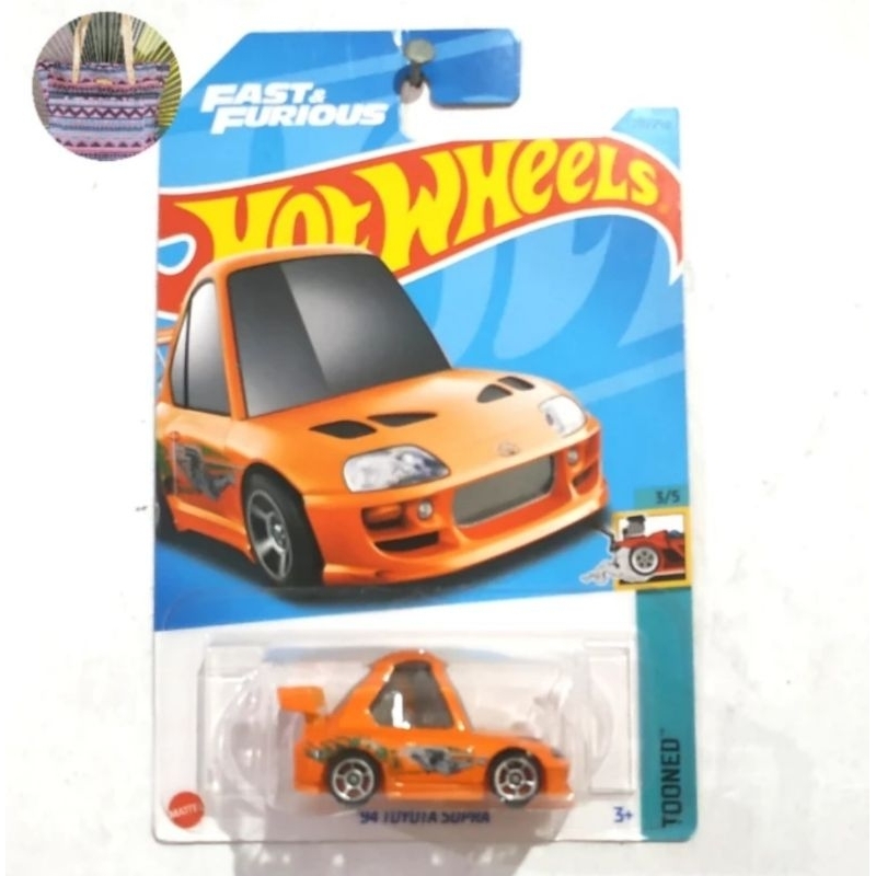 Hot Wheels Rápido Y Furioso 94 Toyota Supra Tooned Naranja Lindo ...