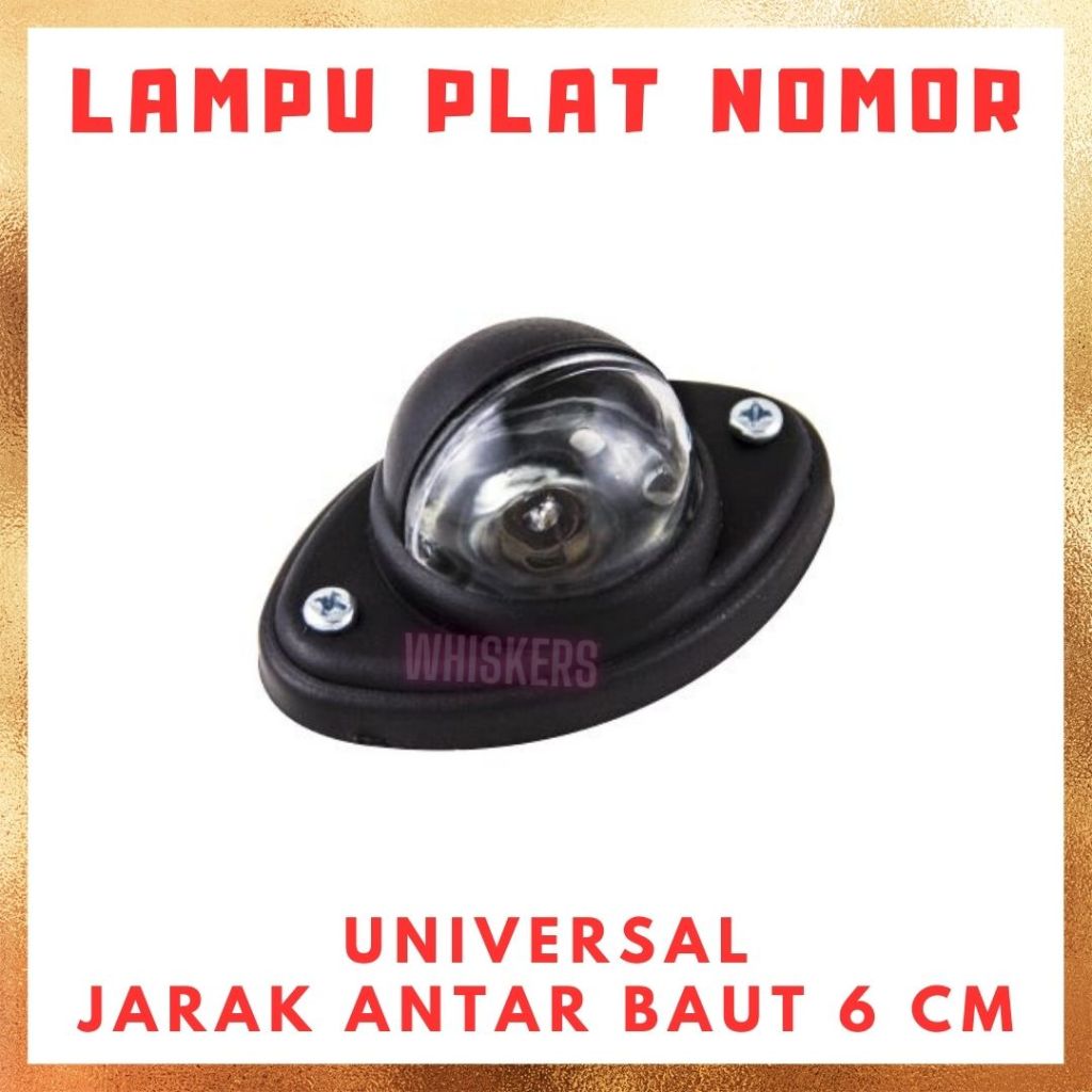 [PCS] Luz De Matrícula Redonda UNIVERSAL KL-8 KL8 Mejistar Precio Unitario 1 Pieza | Shopee México