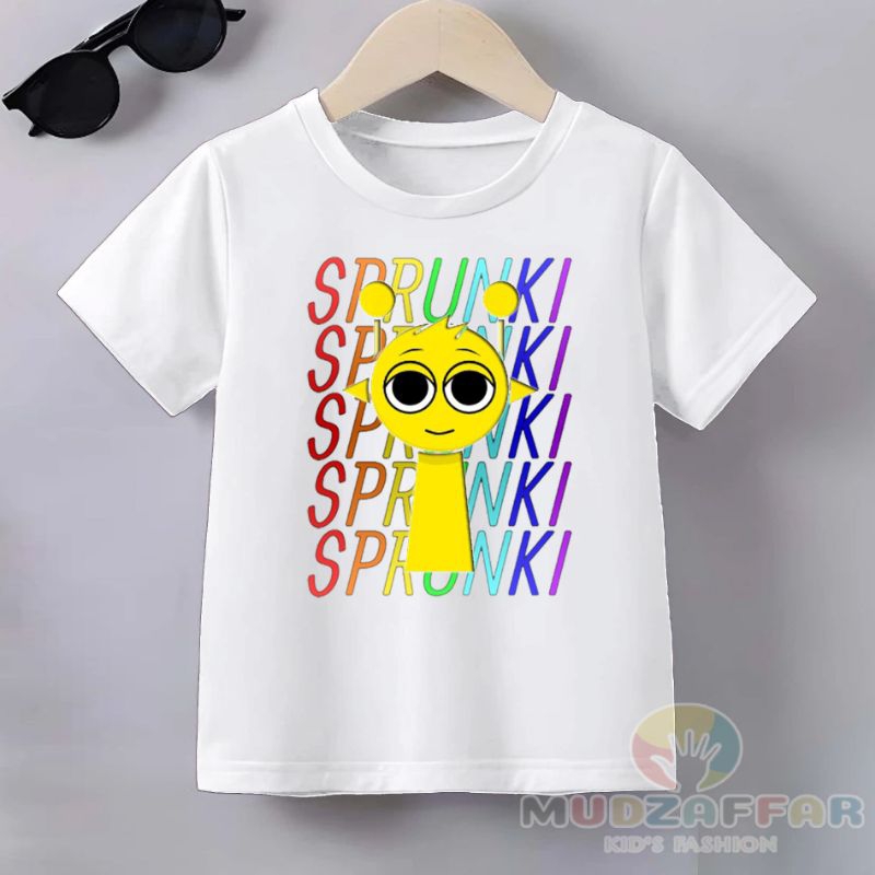 Camisa Para Niños SPRUNKI Carácter Amarillo | Shopee México