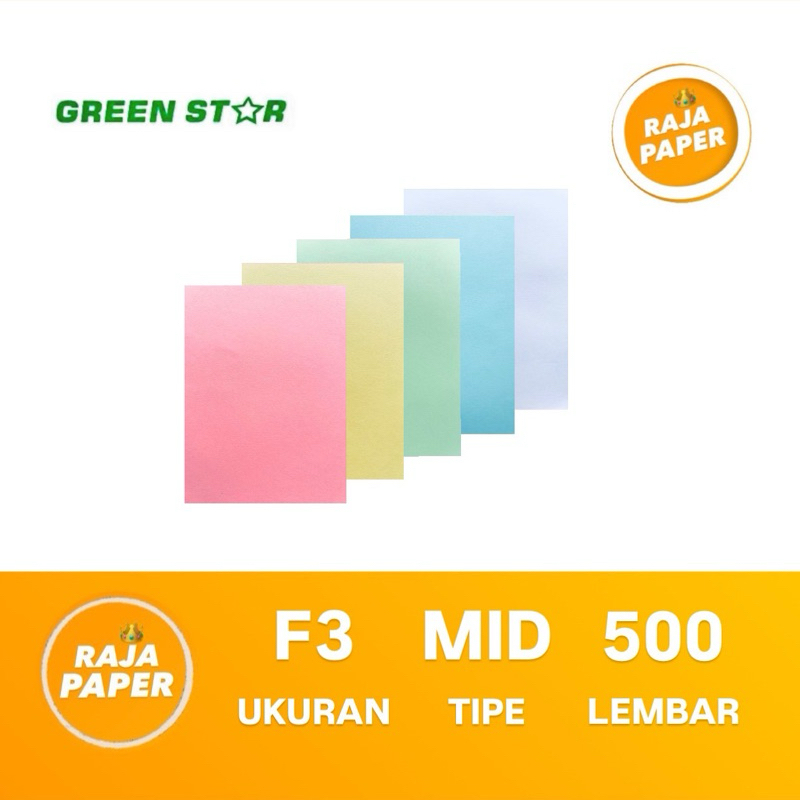 Papel NCR " Medio " Tamaño F3 Doble Folio 500 Hojas 50 Gsm Gr Gramo Por ...