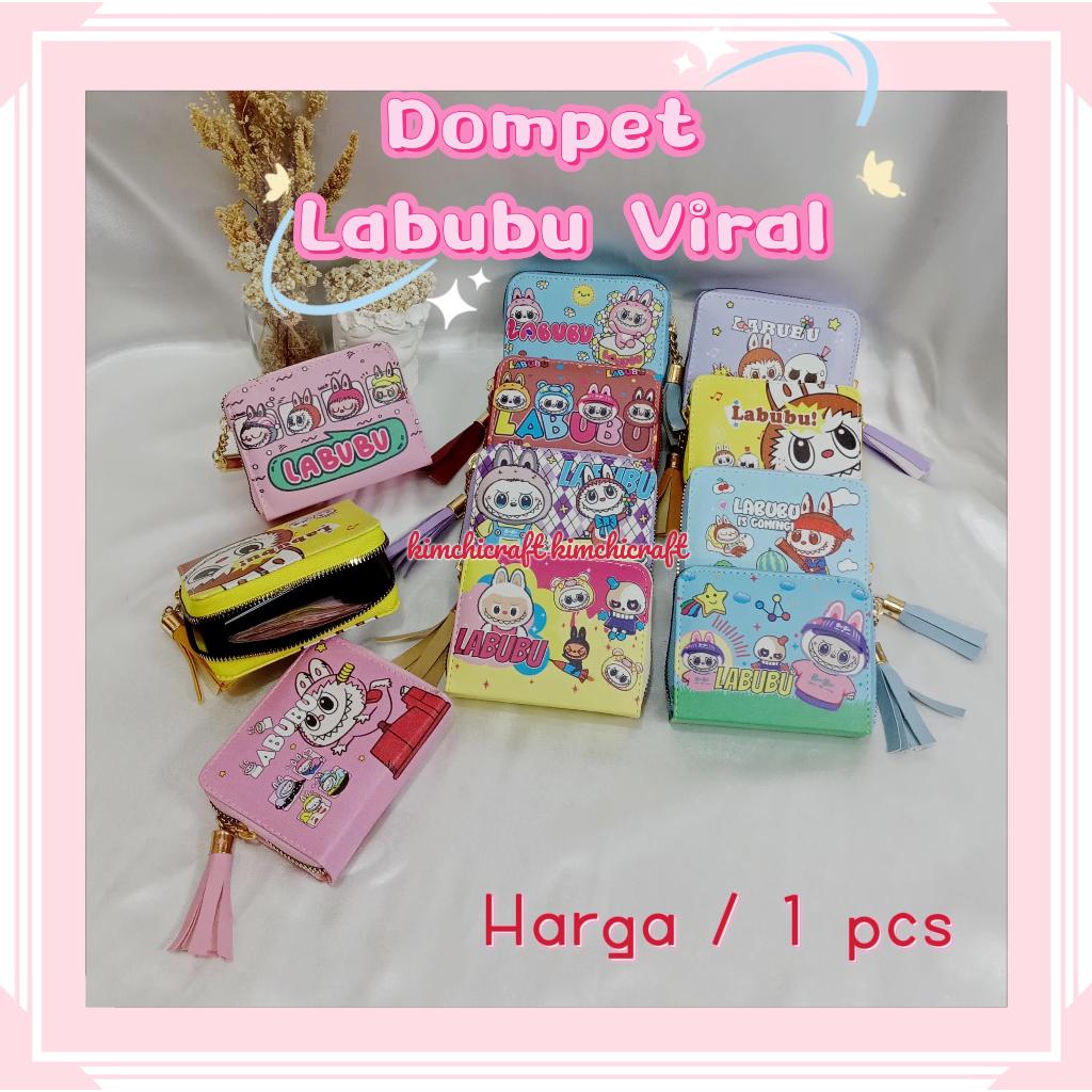 Cartera Viral LABUBU/Con Cremallera De Moda Para Monedas Niños Lindos ...