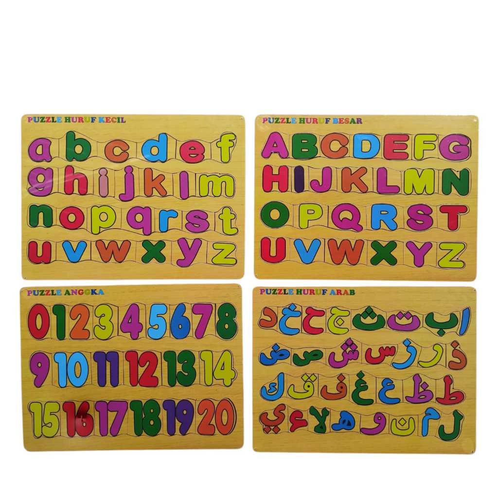 El Paquete De Rompecabezas De Madera KAYU Contiene 4 Letras Mayúsculas ...
