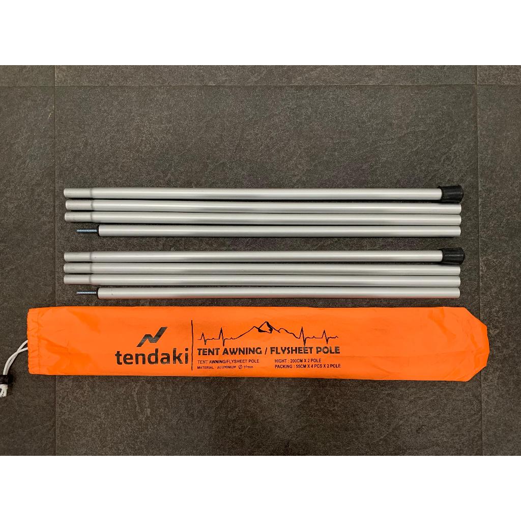 TENDA Tendaki-Poste De Toldo De Tienda-Lata Aluminio/Hojaldre 1 Juego ...