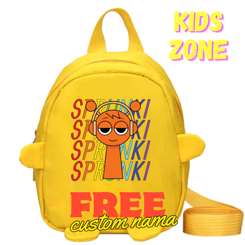 Incredibox SPRUNKI Naranja Mochila Infantil Preescolar | Shopee México