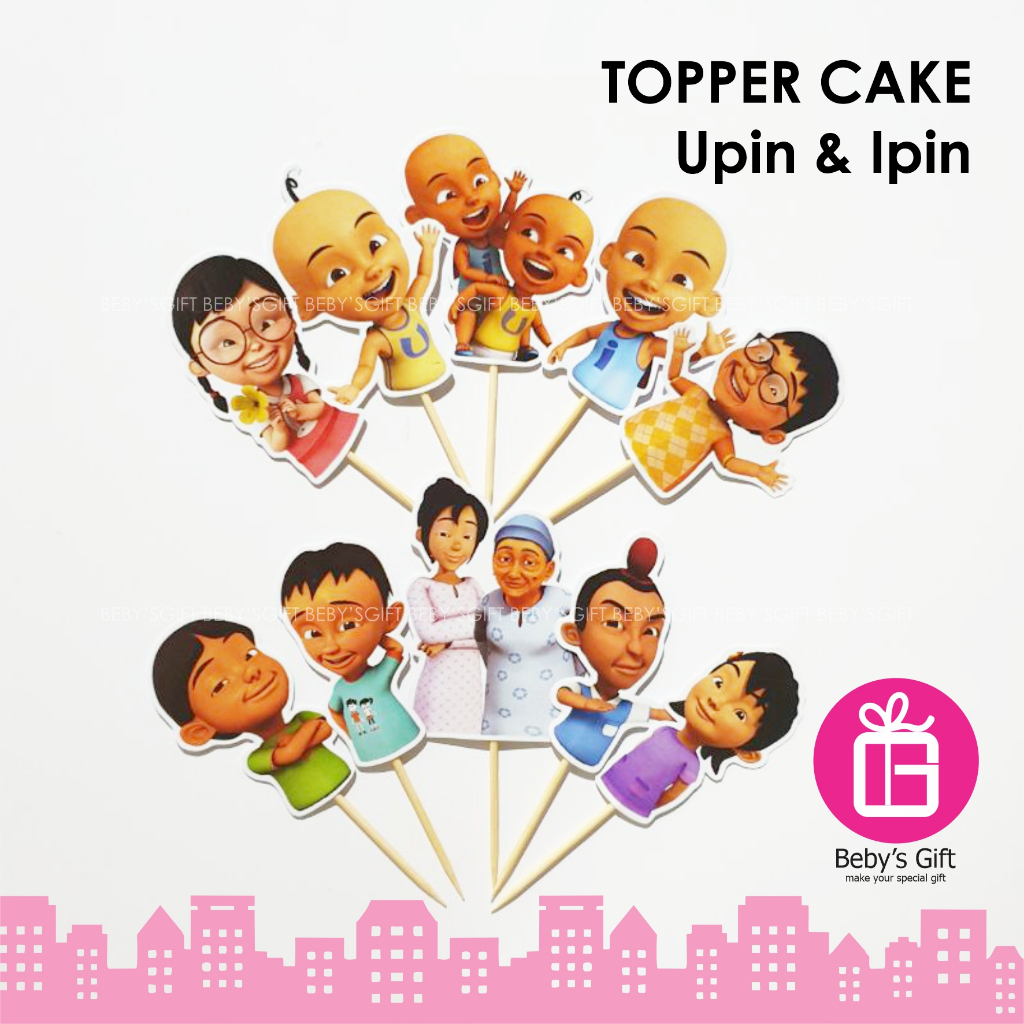 Upin ipin Y Sus Amigos & Cake Topper Personaje De La Torta De ...