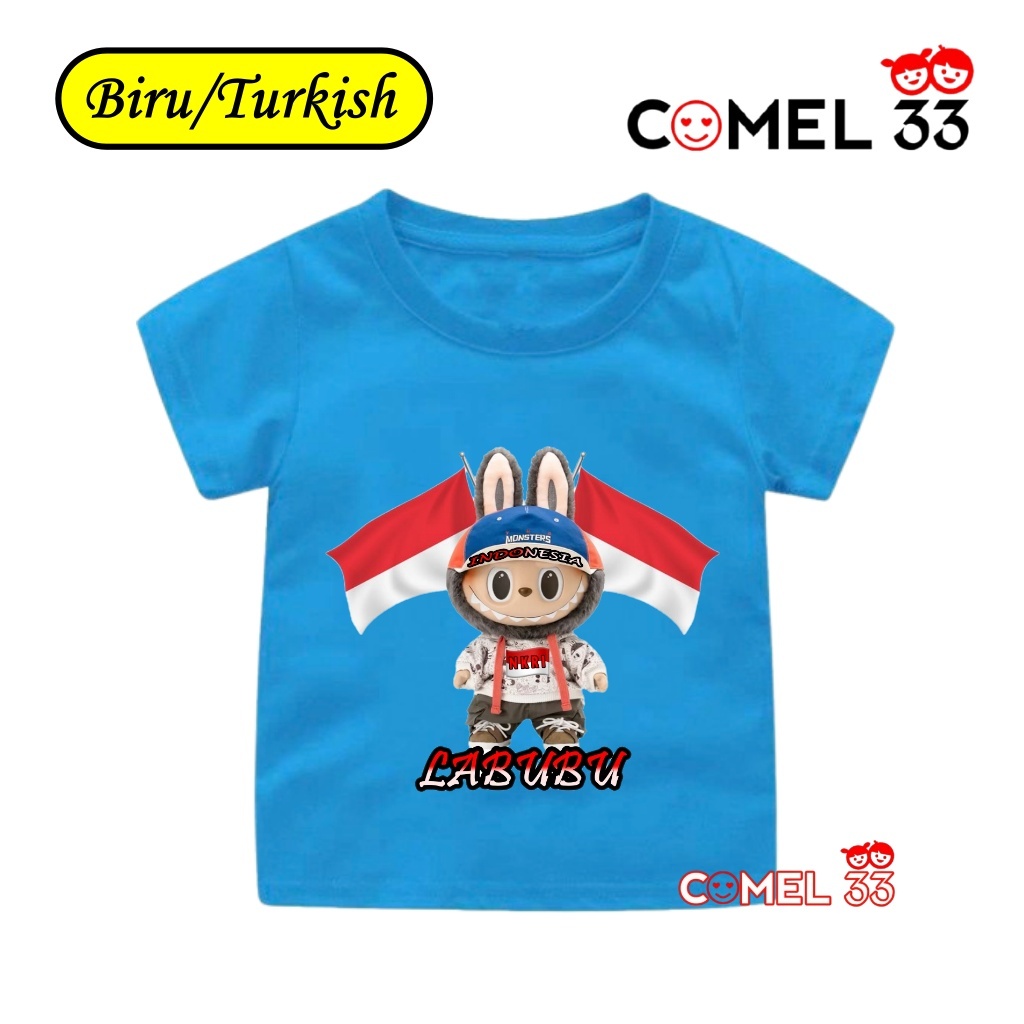 Camiseta Para Niños Y Niñas Con Motivo De Independencia De Labubu Flag ...