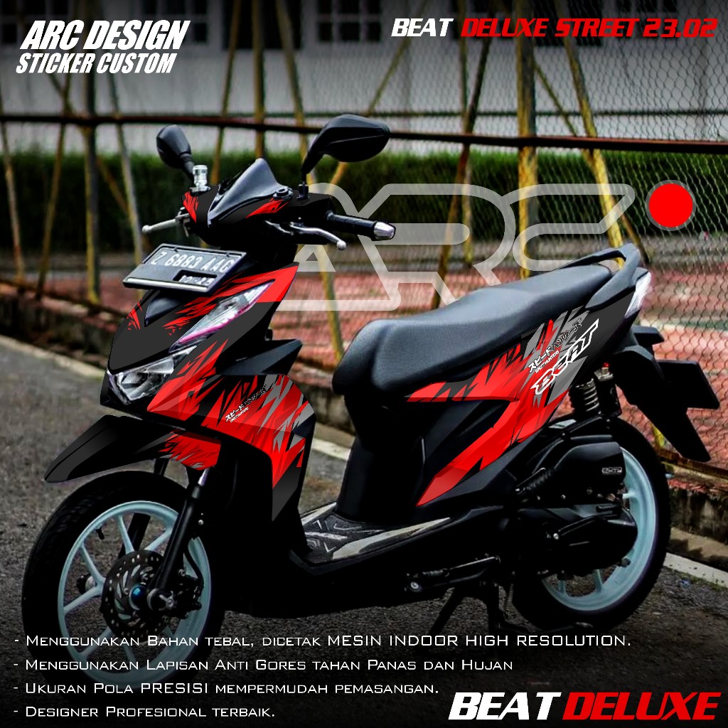 Más Reciente Calcomanía Honda Beat DELUXE STREET 2020 2021 2022 2023 ...