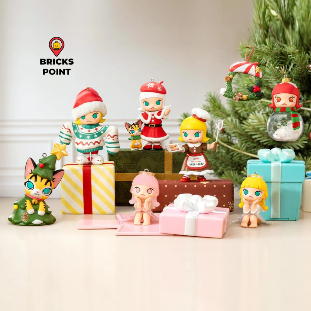 Pop MART ORIGINAL MOLLY Navidad 2024 Castillo Caja Milagrosa Figuras ...