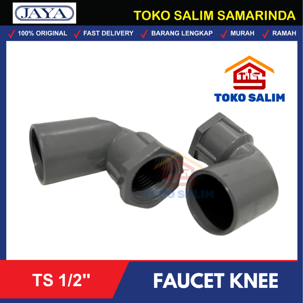 Grifo Rodilla TS 1/2 "/Codo Rosca En PVC Jaya | Shopee México