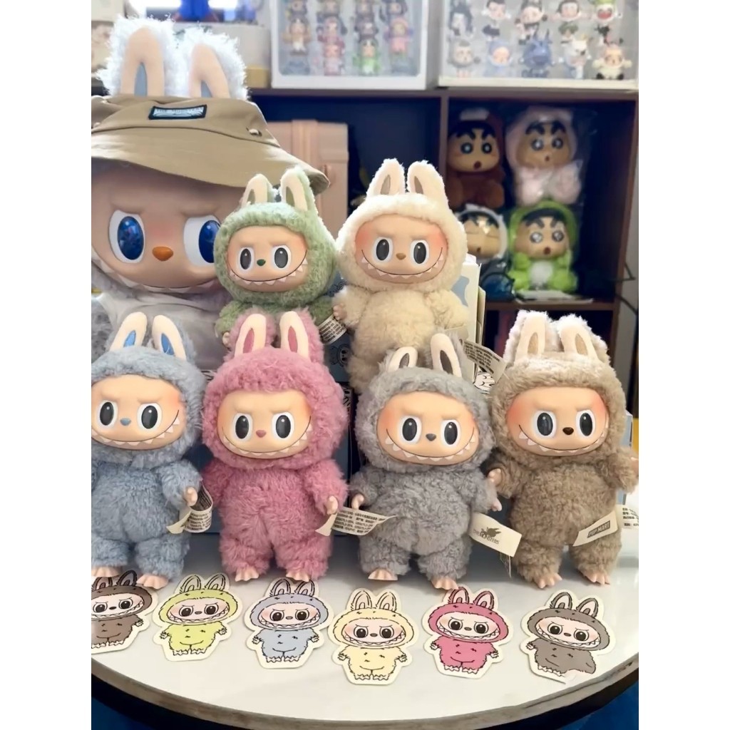 Labubu Macaron PopMart : Muñeco Monstruo Viral Con Escáner QR | Shopee ...