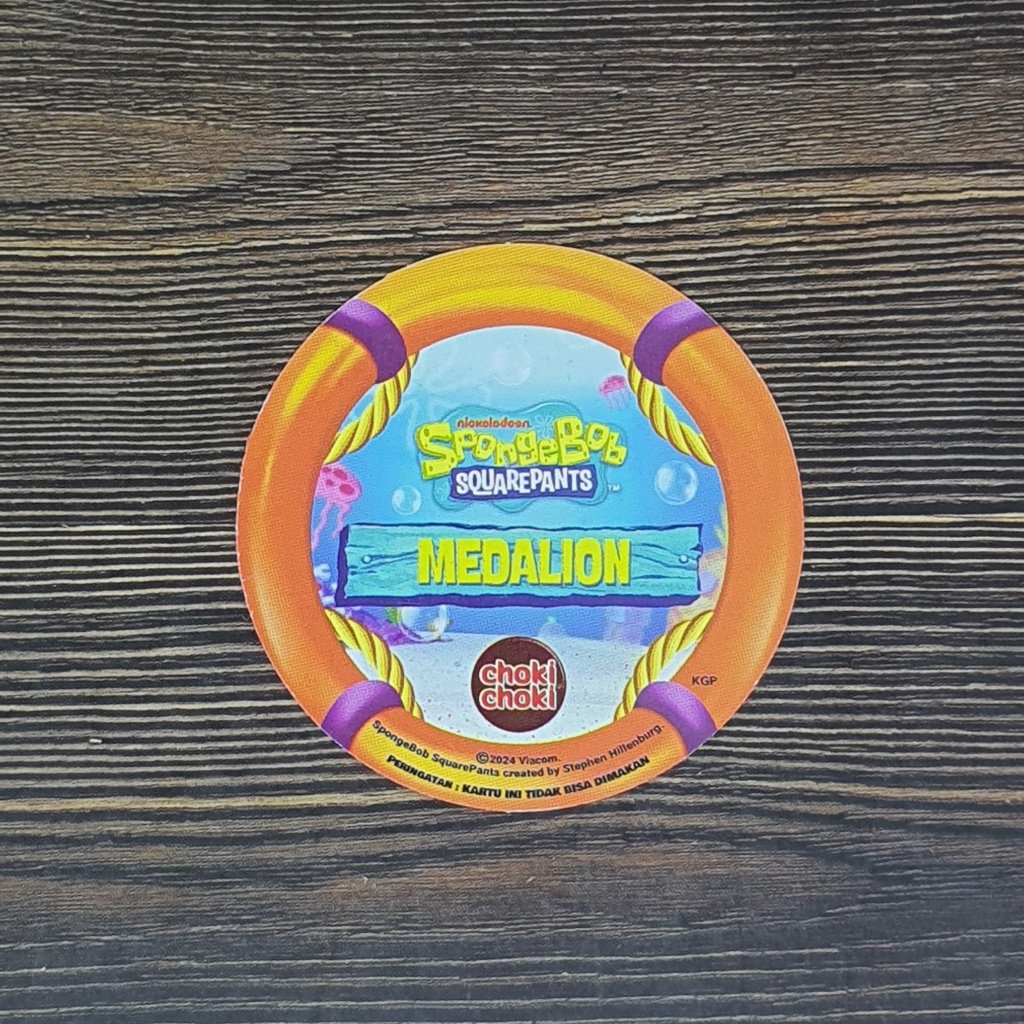 Medalon Bob Esponja Squarepants Épico Mítico Choki Tazos Colección ...