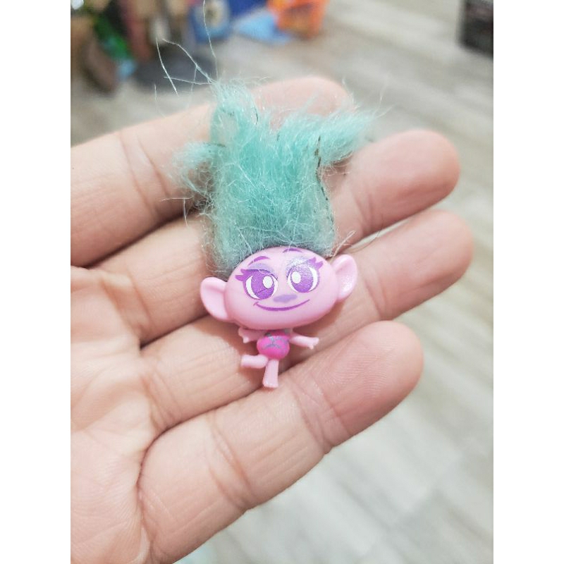 mini Figura De Acción UNGU , Pequeña , Rollos , TROL , Pelo Morado ...
