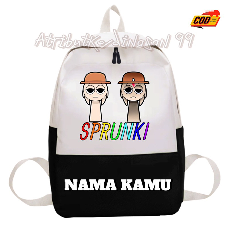 Tunner Horror Version TAN SPRUNKI INCREDIBOX Mochila De Los Niños Libre ...