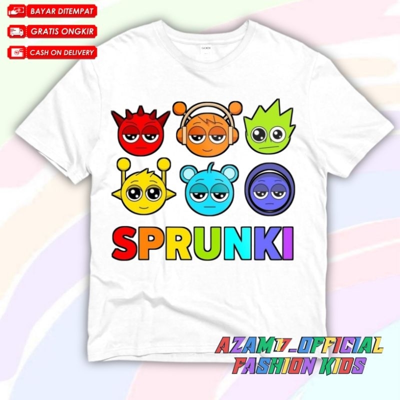Camisetas Para Niños Sprunki Todos Los Personajes Raddy Oren Vineria ...