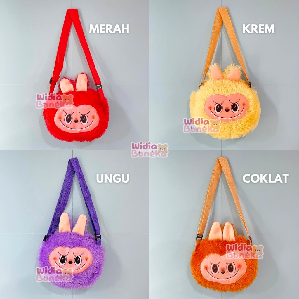 Labubu Head Crossbody Bag Cartera De Carácter De Las Mujeres Para Los ...