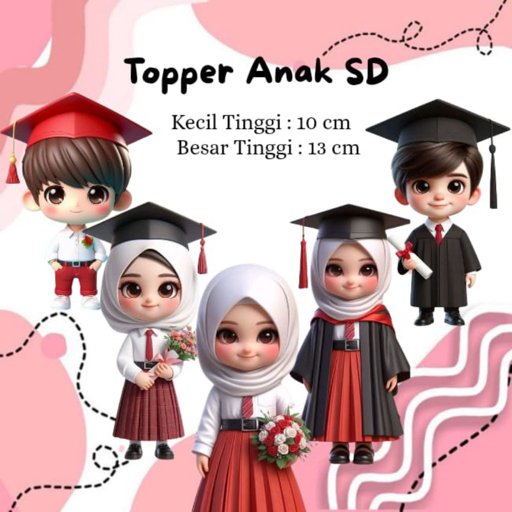 Topper De Ramo De Niños De La Escuela Primaria/Graduación De Los ...