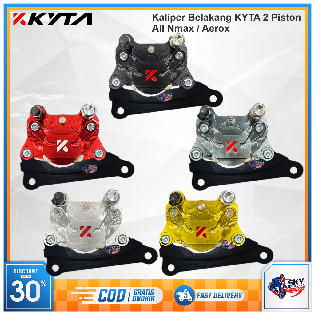 Pinza Trasera 2 Pistones KYTA KN-V3 Nmax Antiguo Nuevo Neo Turbo Aerox ...