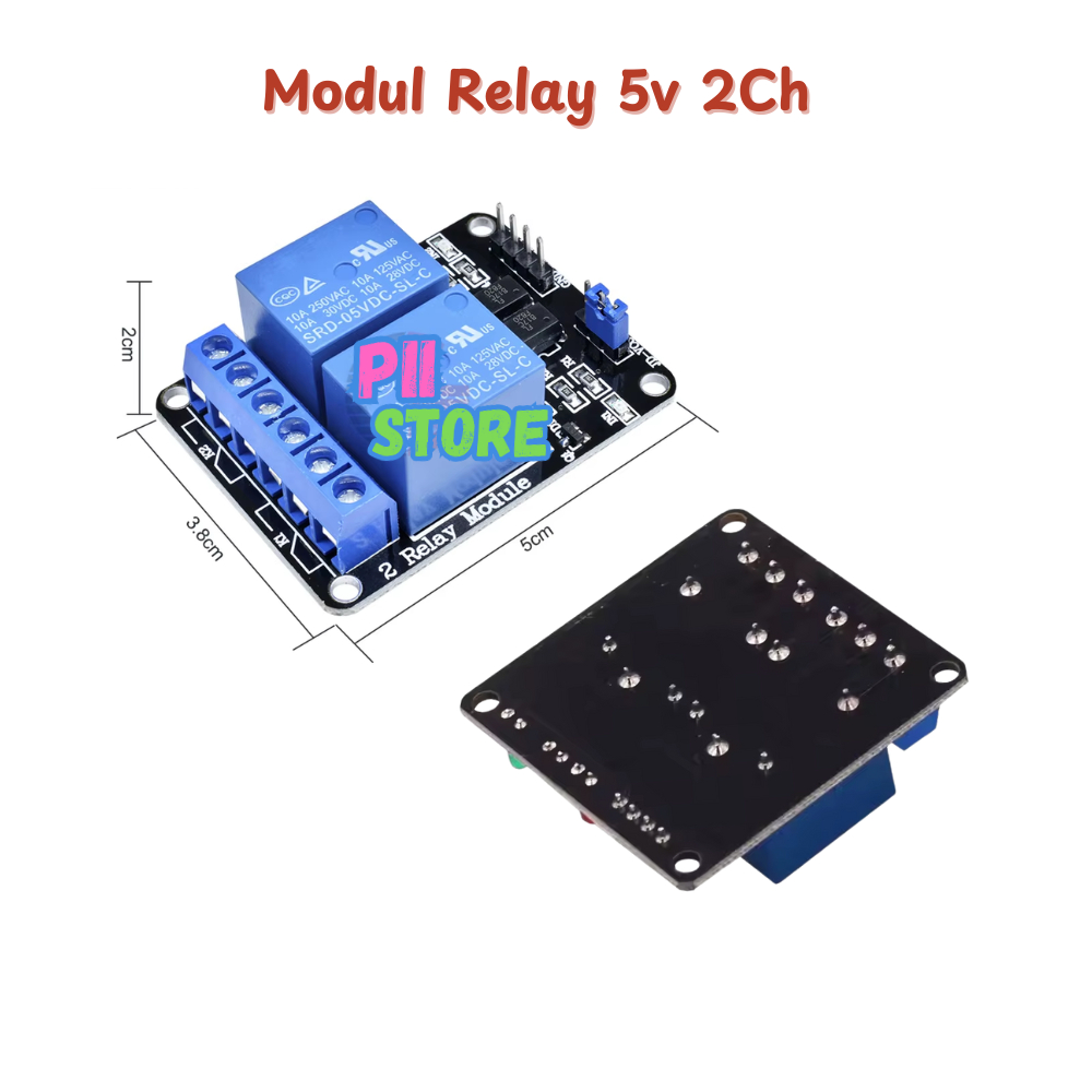 Relé 5V 2 Canales De Salida 250VAC 30VDC 10A Con Módulo OPTOCUPLER Para ARDUINO UNO MEGA ...
