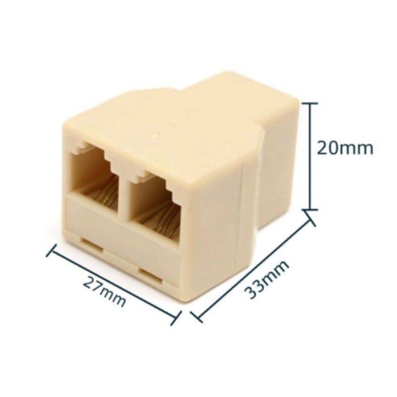 Barrel RJ45 Conector/Dos Conectores RJ 45/LAN Cable Funciones Para Conectar cables O Para ...