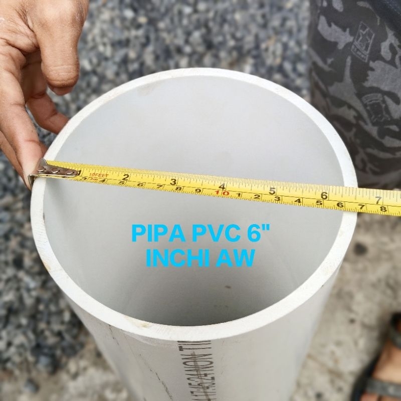 Tubo De pvc De 6 Pulgadas aw 5 cm De Espesor 6 mm | Shopee México
