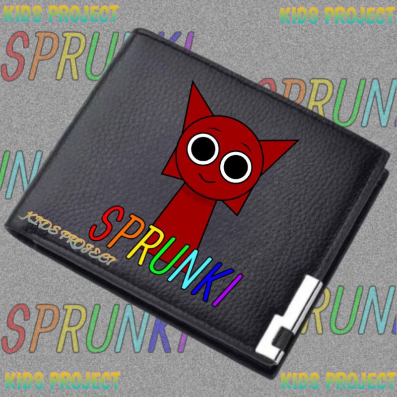 Mroona Carácter Negro Niños Cartera Plegable Incredibox Sprunki OC Real ...